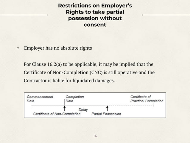 Sectional completion and partial possession by employer PP2 Coursework ...