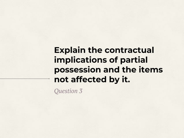 Sectional completion and partial possession by employer PP2 Coursework ...