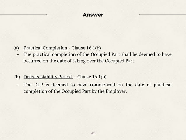 Sectional completion and partial possession by employer PP2 Coursework ...