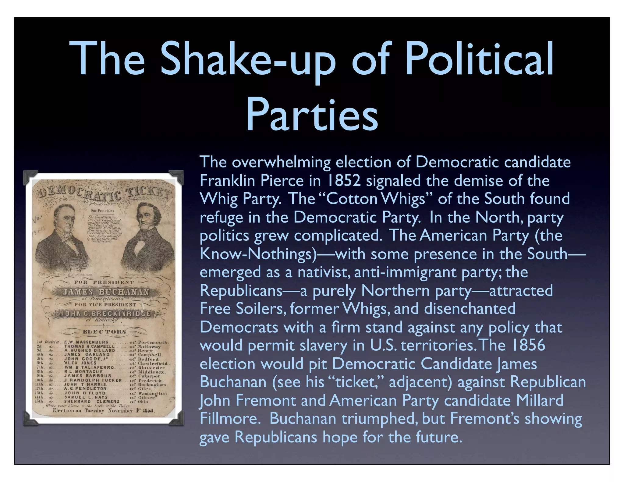 Sectional crisis | PPT