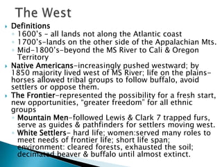 Sectionalism slide show | PPSX