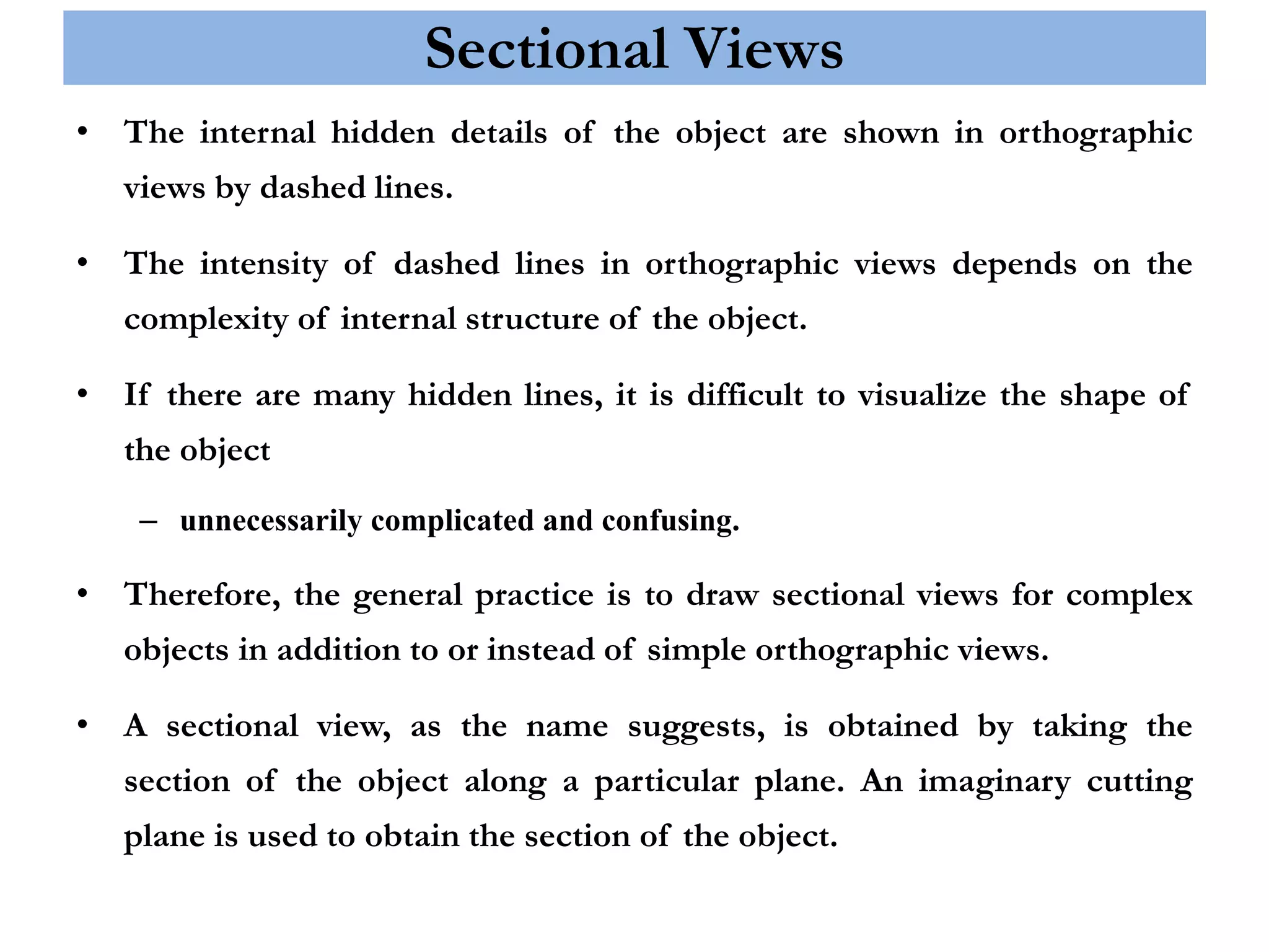 Sectional orthographic projection | PPT