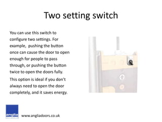 Safety Device Options for Sectional Overhead Doors | PPTX