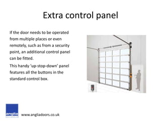 Safety Device Options for Sectional Overhead Doors | PPTX