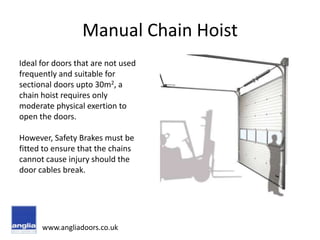 Safety Device Options for Sectional Overhead Doors | PPTX