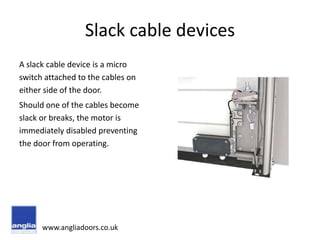 Safety Device Options for Sectional Overhead Doors | PPTX