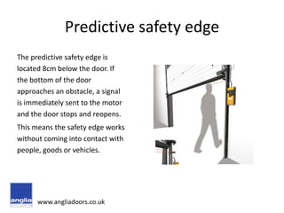 Safety Device Options for Sectional Overhead Doors | PPTX