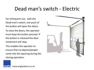 Safety Device Options for Sectional Overhead Doors | PPTX