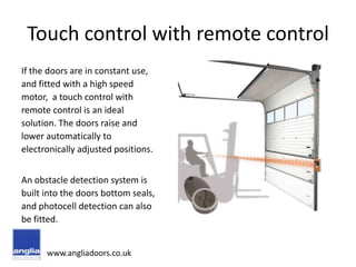 Safety Device Options for Sectional Overhead Doors | PPTX
