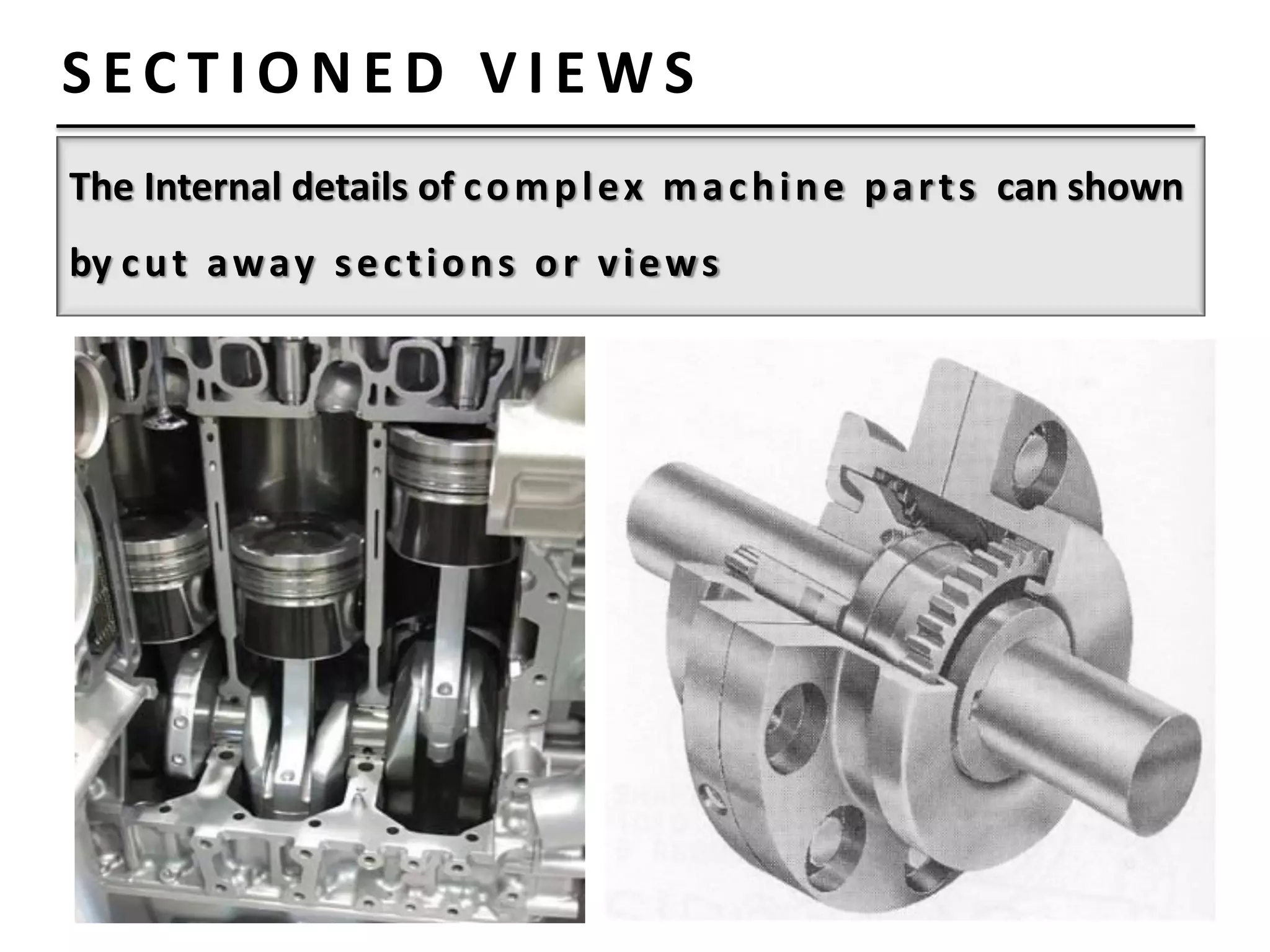 projection of Sectional view-engineering drawing b.tech