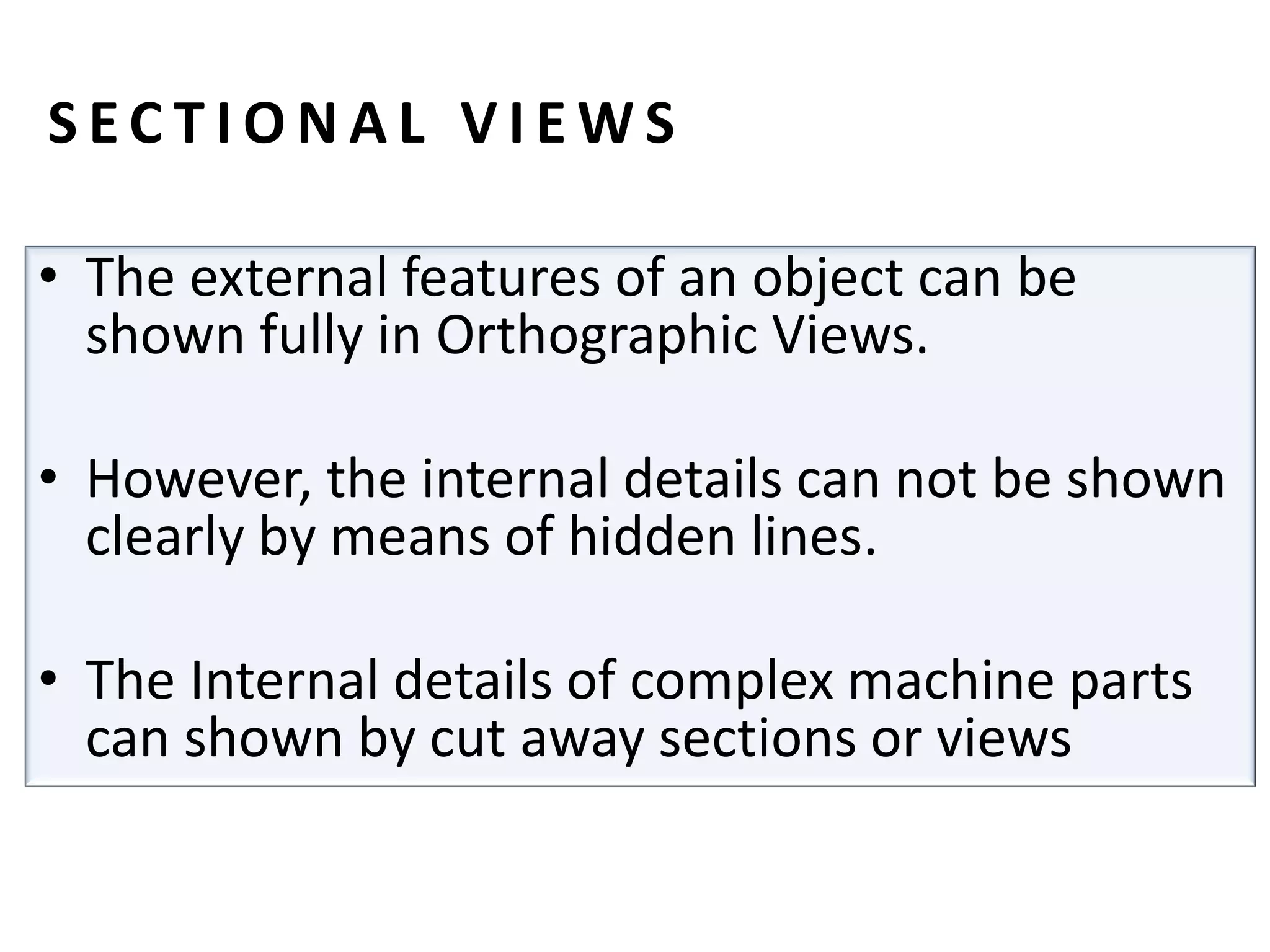 projection of Sectional view-engineering drawing b.tech