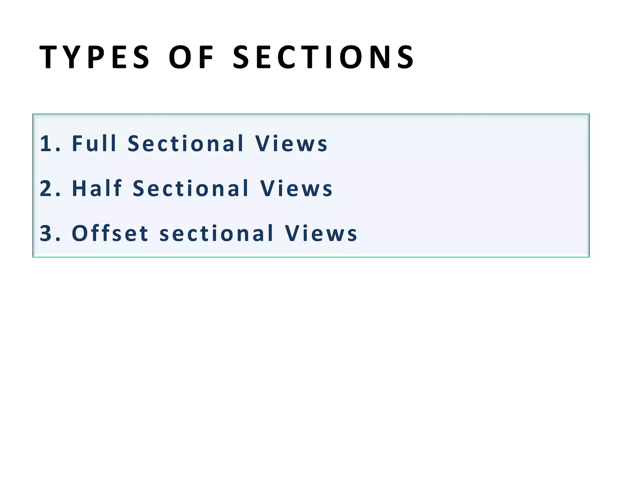 projection of Sectional view-engineering drawing b.tech