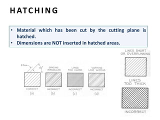projection of Sectional view-engineering drawing b.tech