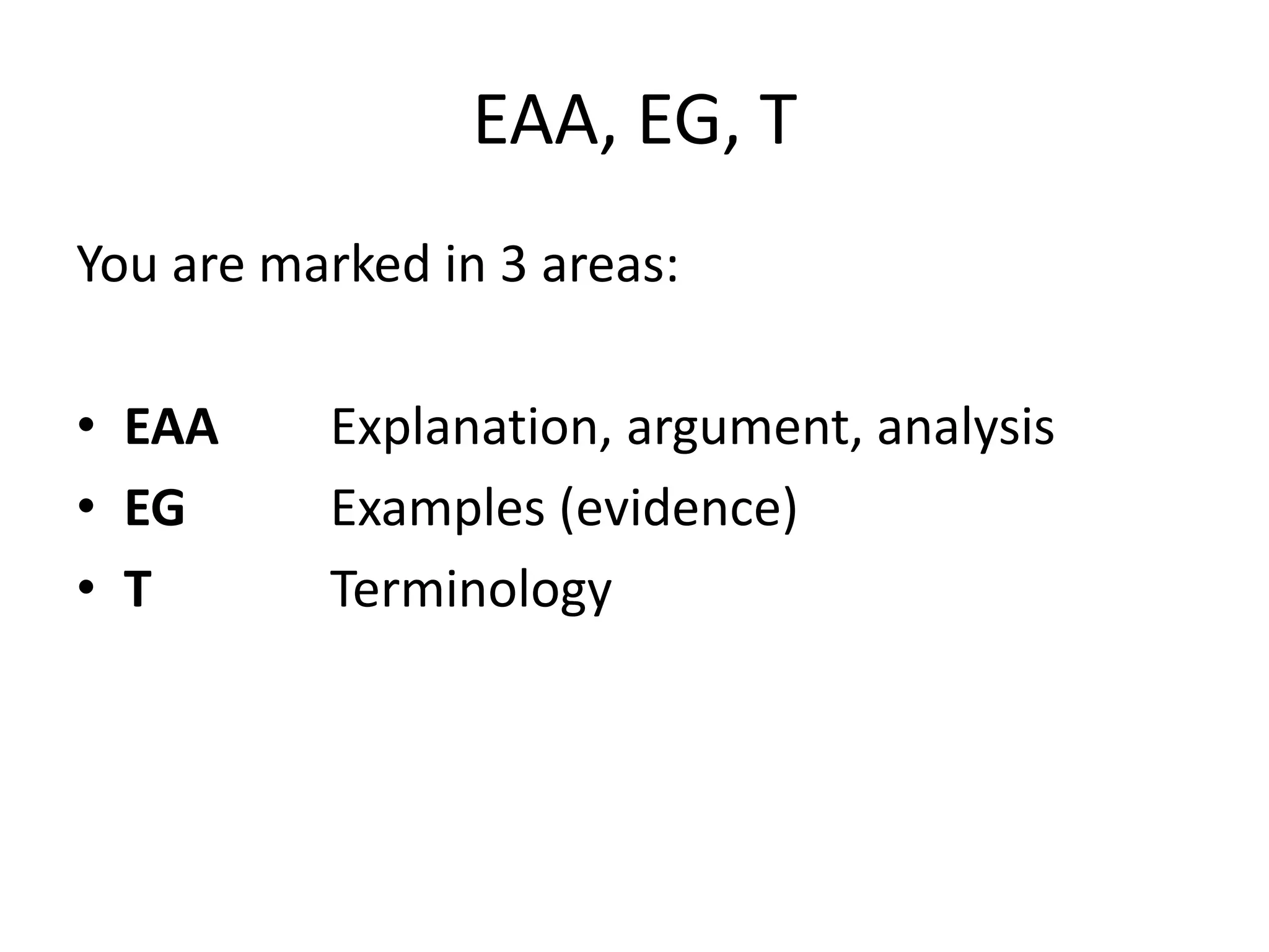 Section a marks & mark scheme | PPTX