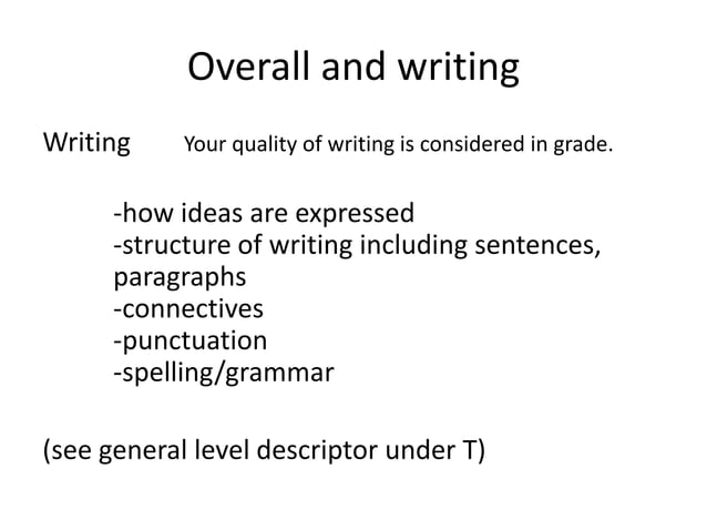 Section a marks & mark scheme | PPT
