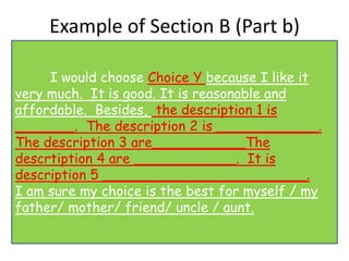 UPSR Section B | PPTX