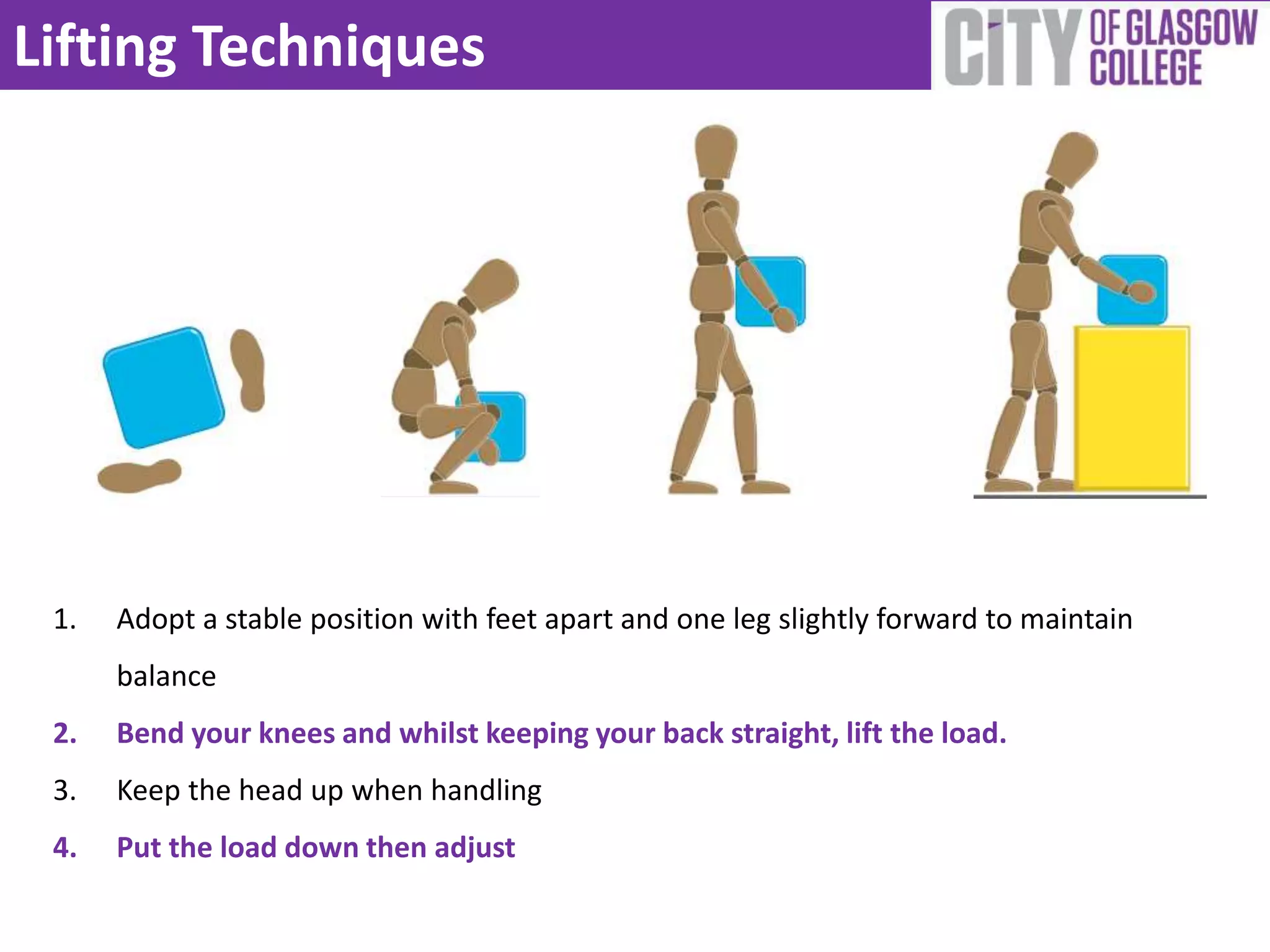 Safe Manual Handling in the Workplace | PPT