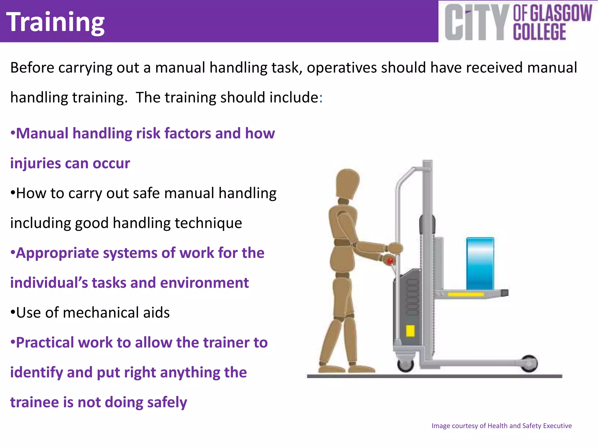 Safe Manual Handling in the Workplace | PPTX