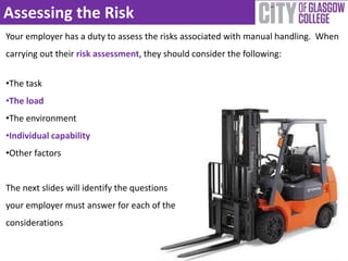 Safe Manual Handling in the Workplace | PPTX