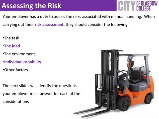Safe Manual Handling in the Workplace | PPT