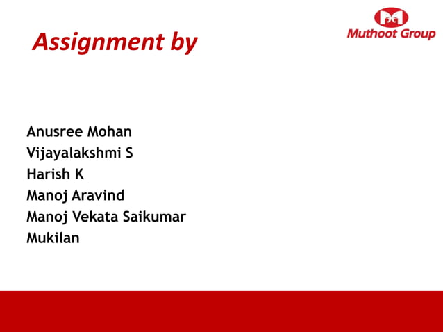 muthoot group | PPT