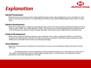 muthoot group | PPTX
