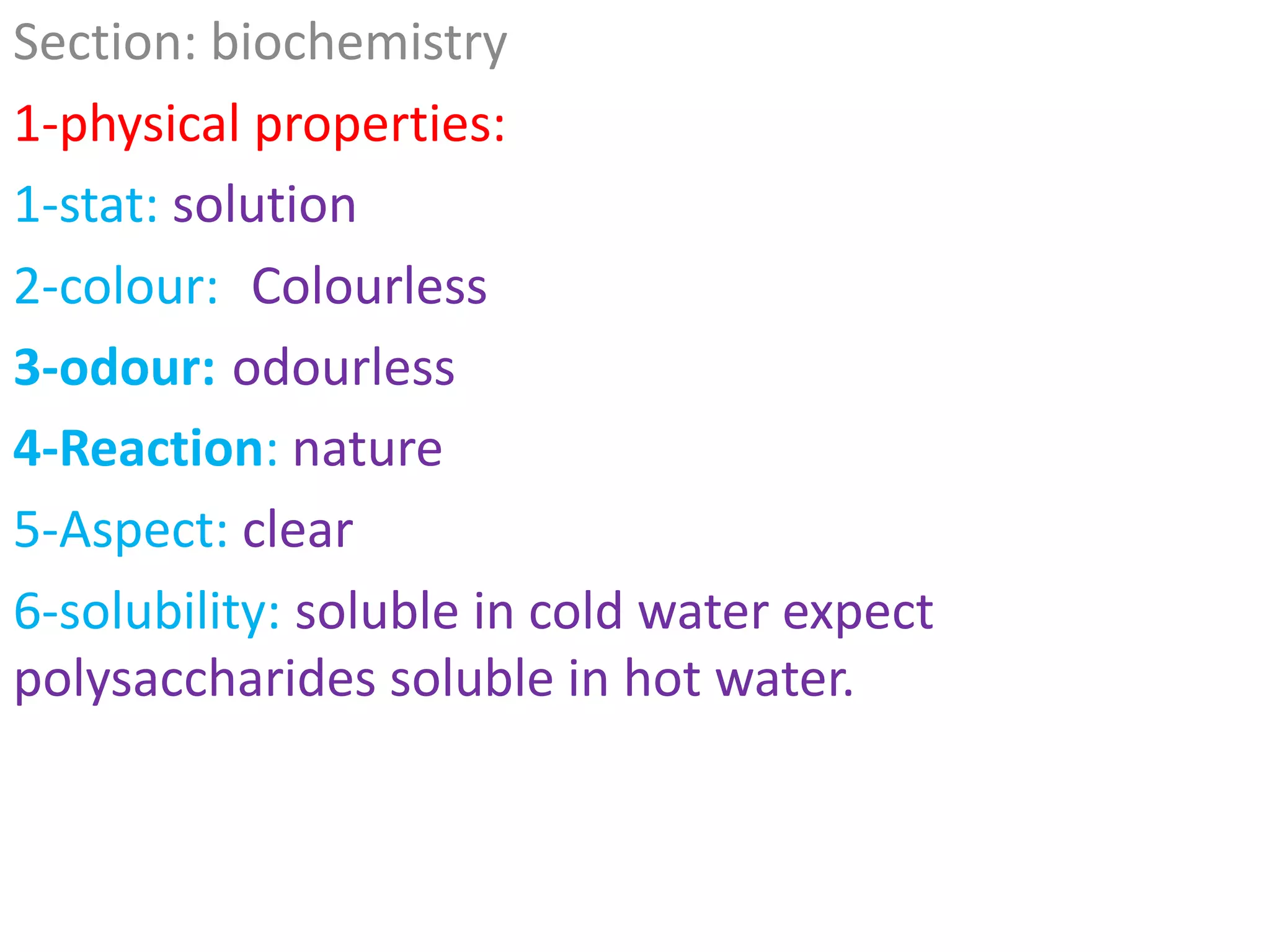 Section biochemistry | PPTX