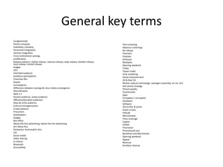 Section b key terms checklist | PPT