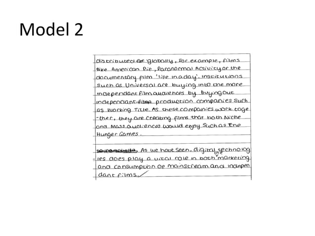Section b model answers | PPT