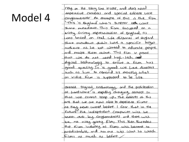Section b model answers | PPT