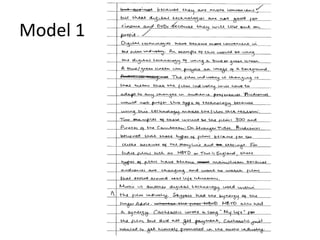 Section b model answers | PPT