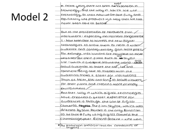 Section b model answers | PPT