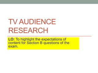 Section B Overview | PPT