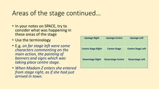 GCSE Drama Section B Revision 2 checklist | PPTX
