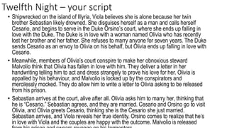 Section b twelfth night home learning activities | PPTX