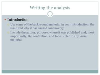 VCE English Exam Section C Prep | PPTX