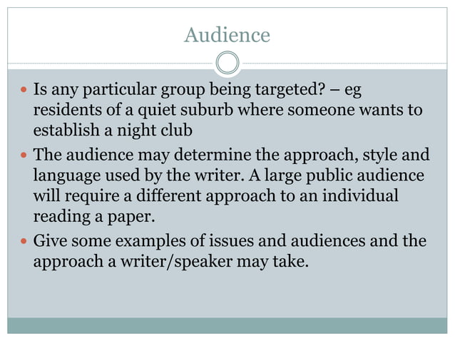 VCE English Exam Section C Prep | PPTX