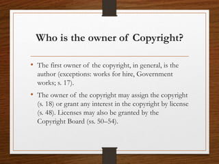Copyright Act in Bangladesh | PPTX