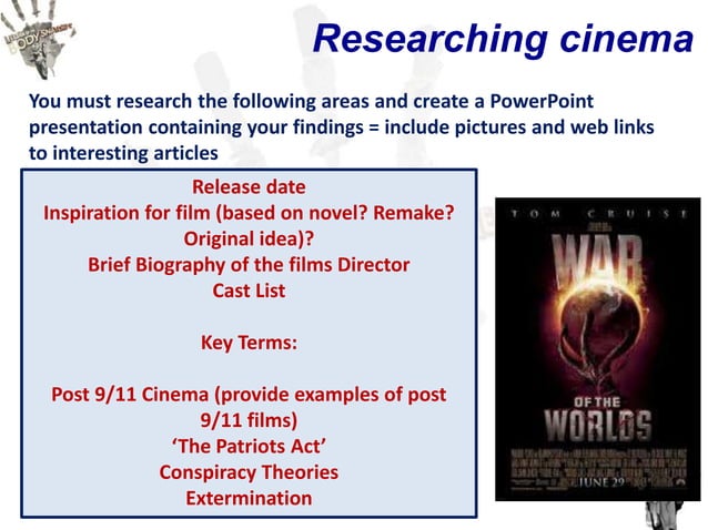 Section c contextual research | PPTX