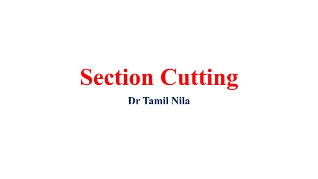 Section Cutting | PPTX