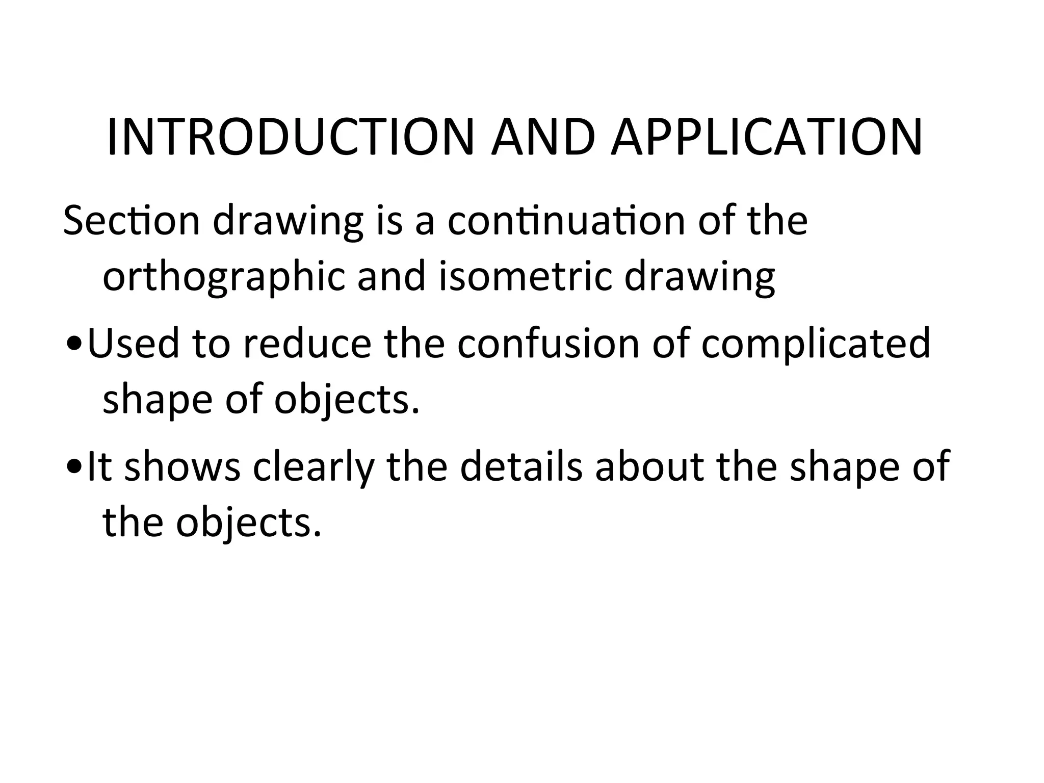 SECTION DRAWING . For full section, half section 1-1.ppt