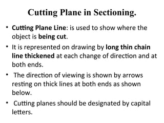SECTION DRAWING . For full section, half section 1-1.ppt