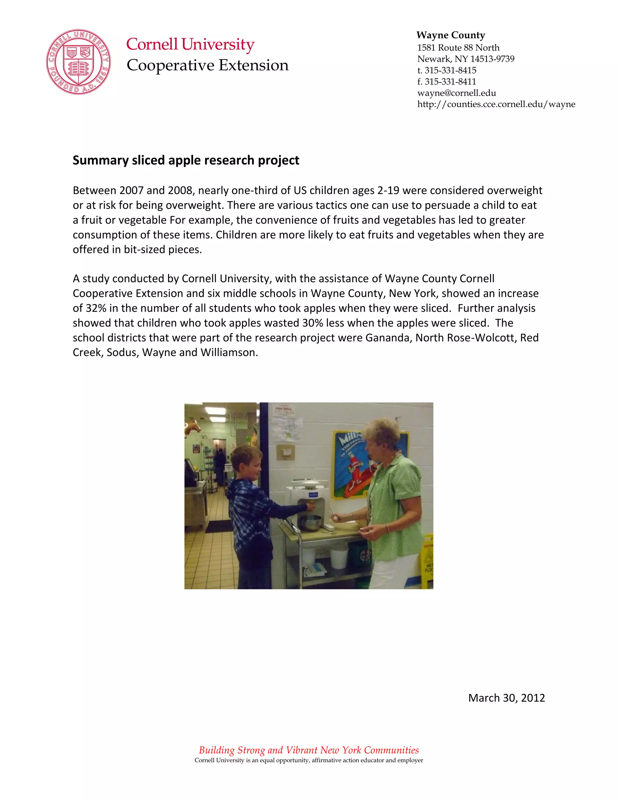 Sectioned fruit results- poster session presentation | PDF