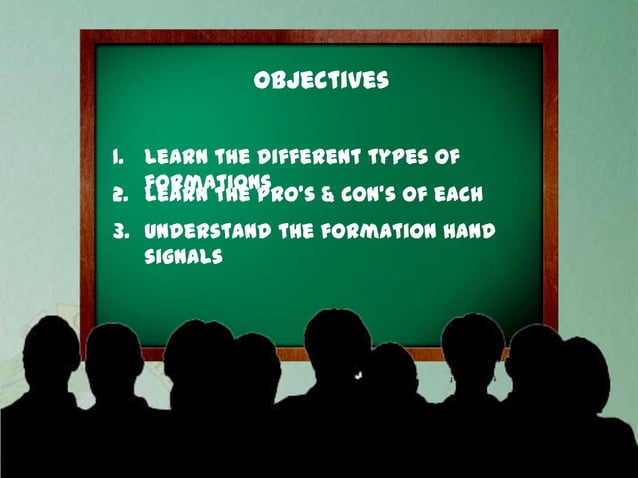 Section formations | PPTX