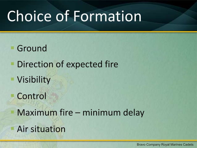 Section formations | PPTX