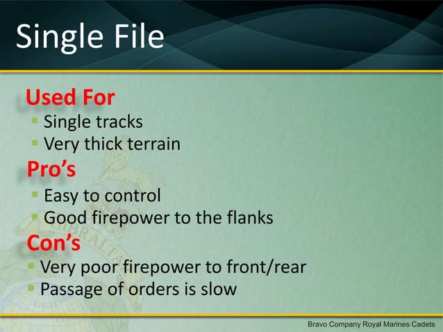Section formations | PPTX
