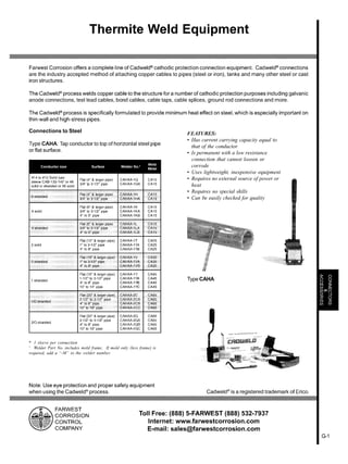 thermite welding equipment | PDF
