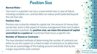 Risk Management - CH 2 - Money and Portfolio Risk Management | CMT ...