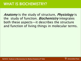 Section I - Chapter 1 - Learning Biochemistry.ppt