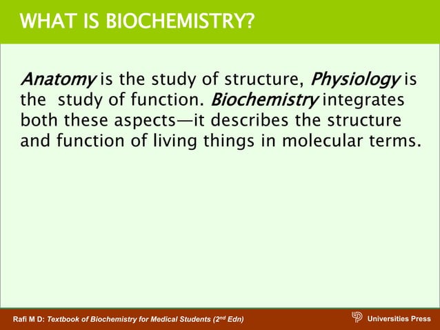 Section I - Chapter 1 - Learning Biochemistry.ppt